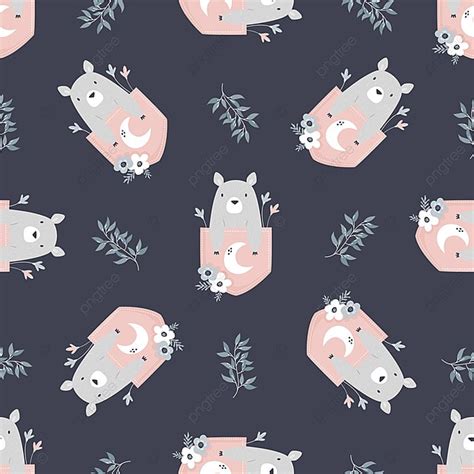 Gambar Background Beruang Cantik Vektor Dan File Psd Untuk Unduh