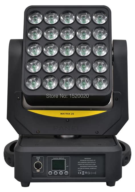 Aliexpress Buy 2Pcs Lot 5x5 Matrix Led 25 12w 4in1 RGBW Moving