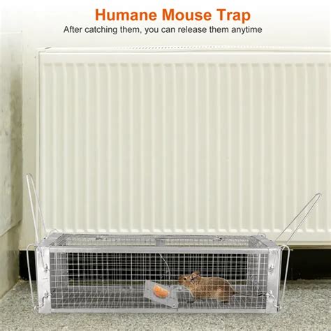 Dropship Dual Door Rat Trap Cage Humane Live Rodent Dense Mesh Trap