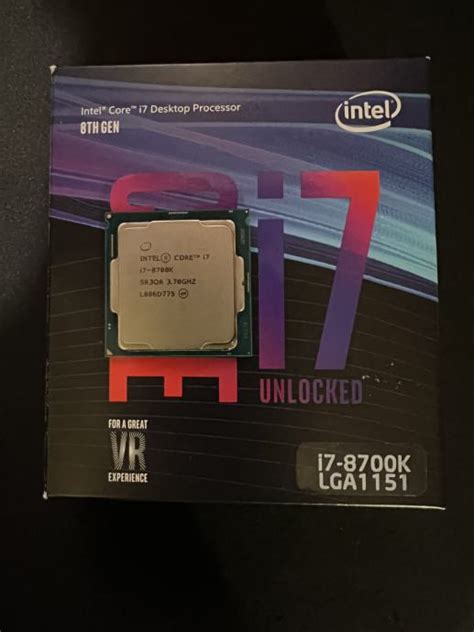 Intel I7 8700k