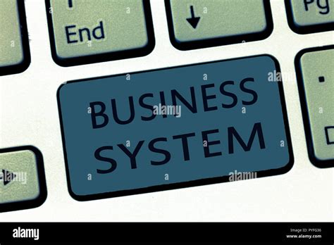 Word Writing Text Business System Business Concept For A Method Of Analyzing The Information Of