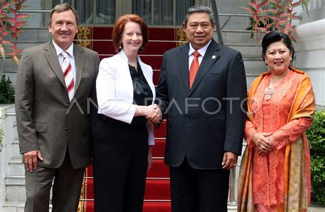 Kunjungan Pm Australia Antara Foto