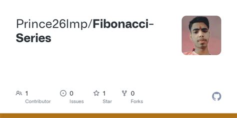 Github Prince26lmpfibonacci Series