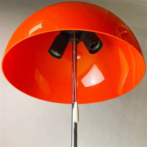 Orange Table Lamp By Frank Bentler For Wila Germany 1970 Etsy