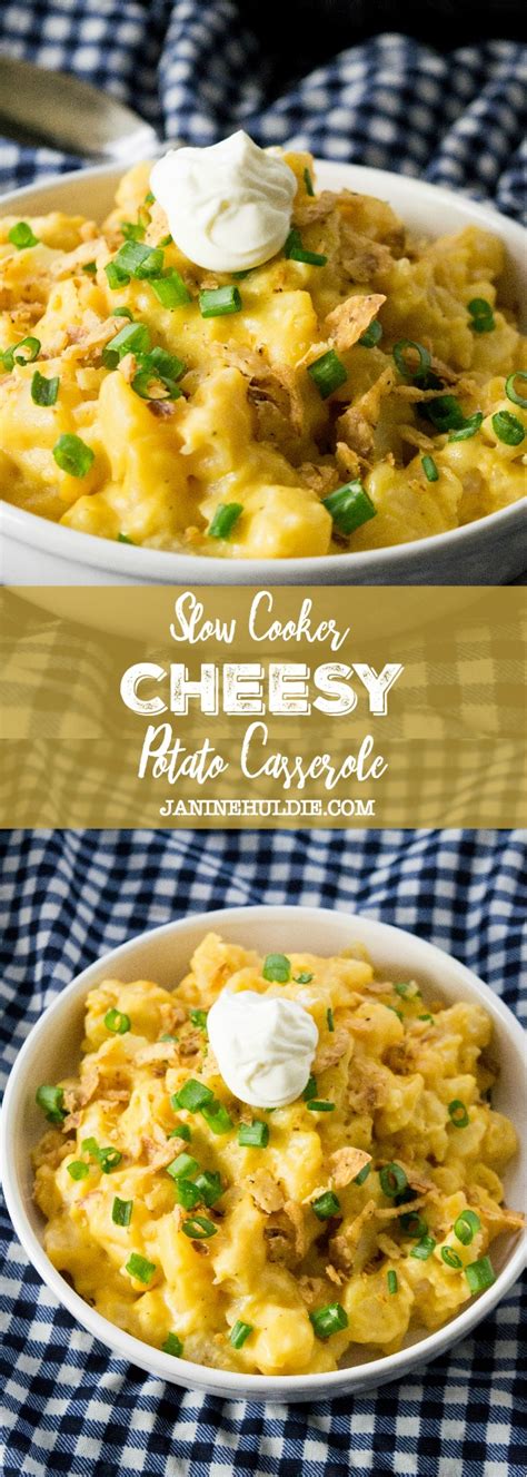 Slow Cooker Cheesy Potato Casserole Recipe Just A Disney Moms World