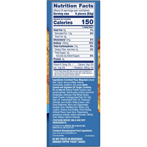 Garlic Bread Nutrition Label Besto Blog