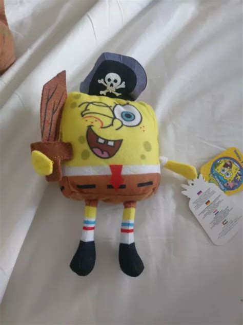 Spongebob Squarepants Pirate Plush Toy 2015 Bnwt £699 Picclick Uk