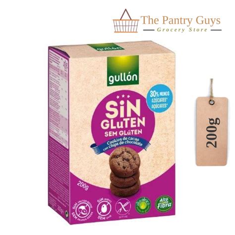 Gullon Gluten Free Cookies With Chocolate Chips 200g Shopee Malaysia