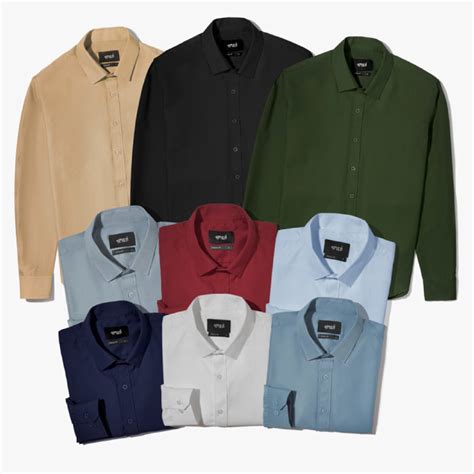 Áo Sơ Mi Tay Ngắn Nẹp Giấu Nút Regular Sm138 4men®
