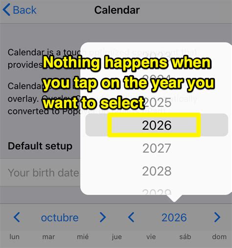 New Version 7 Calendar Month Year Selector Questions Framework7 Forum