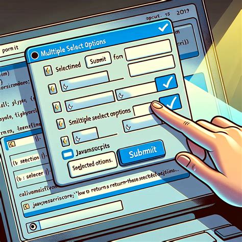 How To Return Multiple Selected Options In A Javascript Form By Denis
