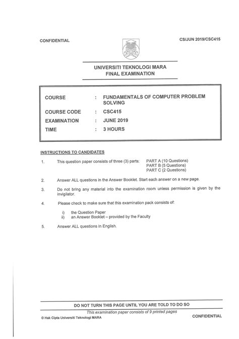 2019 session 2 csc415 qqqqq statistics for science and engineering
