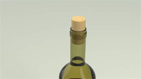 와인병 유리 화이트 3d 모델 10 Max Obj Fbx Free3d