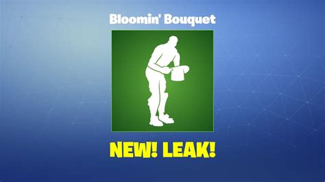 Bloomin Bouquet Leak Fortnite Emote YouTube
