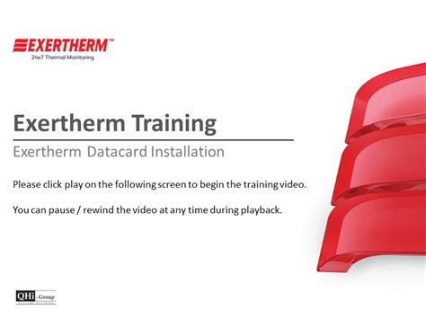 2022 Exertherm Datacard Installation Training Trakstar Learn Training