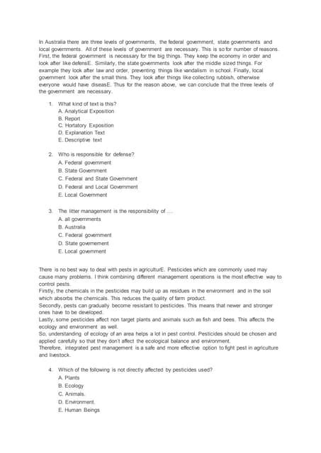 Analytical Exercises Pdf