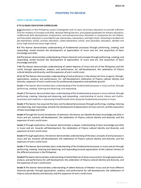 Pointers To Review Pdf Musical Instruments String Instruments