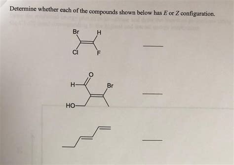 Solved Determine Whether Each Of The Compounds Shown Below