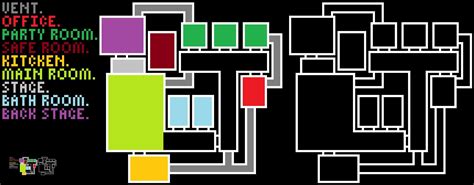 Map Layout Kitcken Max Steel Safe Room Party Packs Fnaf Minecraft