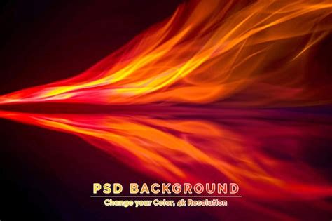 Premium Psd Fractal Wave Series Abstract Composition Of Fractal Sine