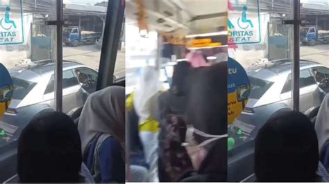 Foto Viral Keributan Terjadi Antara Pengendara Mobil Dan Supir Transjakarta Ini Penyebabnya