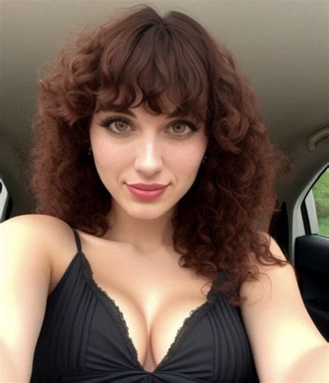 Stunning Curly Teen Selfie Partyonwayne