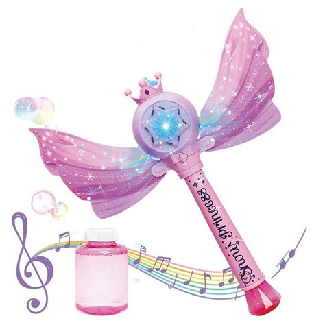 Princess Magic Bubble Wand Machine Soap Bubble Stick Toys For Girls