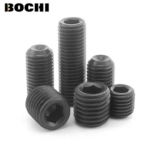 20pcs M16 M2 M25 Carbon Steel Metric Thread Inner Hexagon Hex