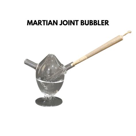Martian Mini Joint Bubbler Water Cooled Glass Bubbler Jonnybaba