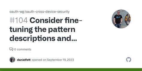 Consider Fine Tuning The Pattern Descriptions And Diagrams · Issue 104