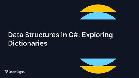 Data Structures In C Exploring Dictionaries CodeSignal Learn
