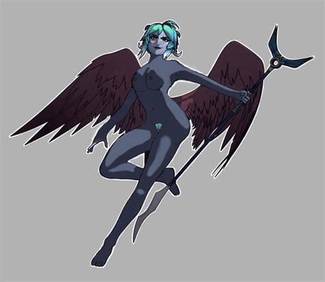 Rule 34 Blue Hair Breasts Elf Elf Ears Female Female Only Horns