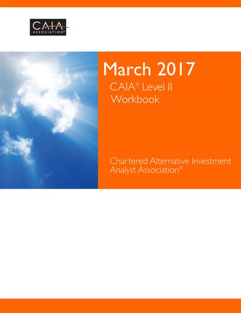 Pdf March 2017 Caia Chartered Alternative Investment Analyst