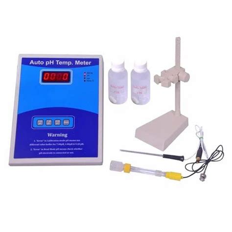 Microcontroller Based Ph Meter With 3 Point Calibration At 3800 In