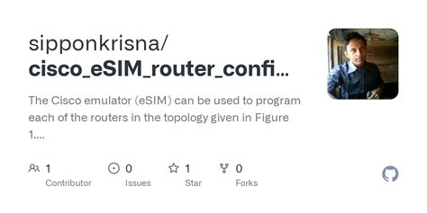 github sipponkrisna cisco esim router configuration the cisco