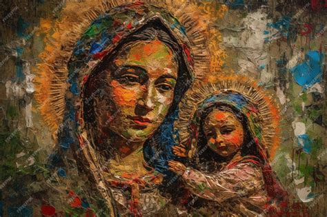 Virgen Del Carmen 축복받은 성모 마리아 우리 레이디 Nossa Senhora Do Carmo 카톨릭 종교의