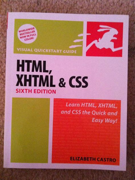 Html Xhtml And Css Sixth Edition Visual Quickstart Guide Castro Elizabeth Au