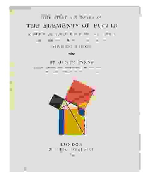 Euclid Oliver Byrne Byrne Oliver The First Six Books Of The