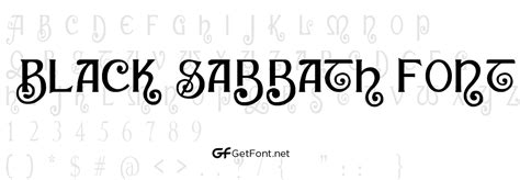 Download The Black Sabbath Font Updated Getfont