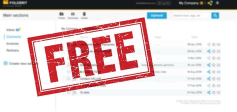 Free Document Management Software Folderit