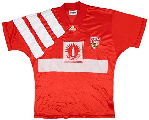 1992 93 Stuttgart Match Issue Away Shirt 2 Schafer