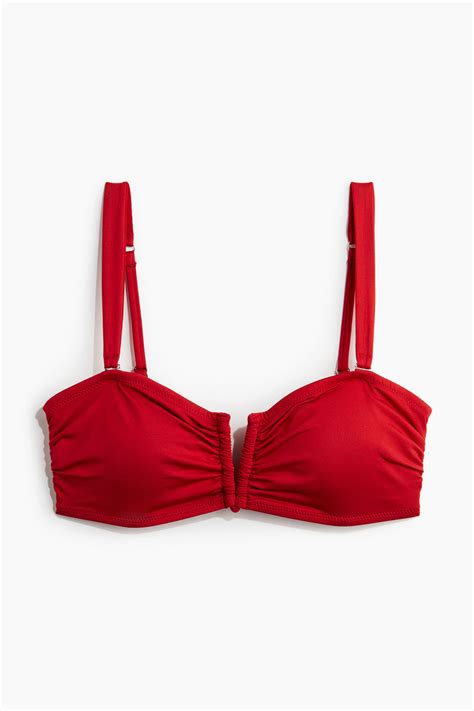 Top De Bikini Bandeau Con Relleno Handm