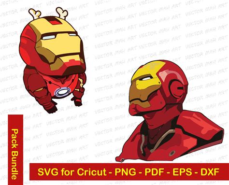 Iron Man Svg Bundle Iron Man Png Iron Man Cricut Silhouette Clipart