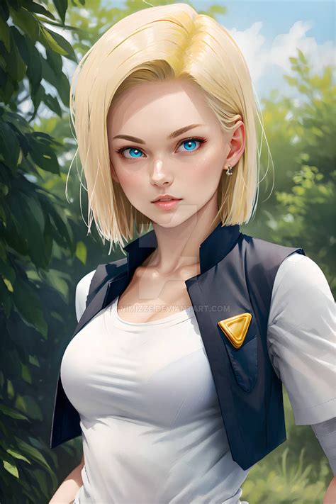 Android 18 By Animizze On Deviantart