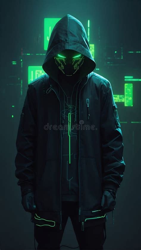 Cryptic Synthesis The Unseen Code Weaver Generative Ai Stock Illustration Illustration Of