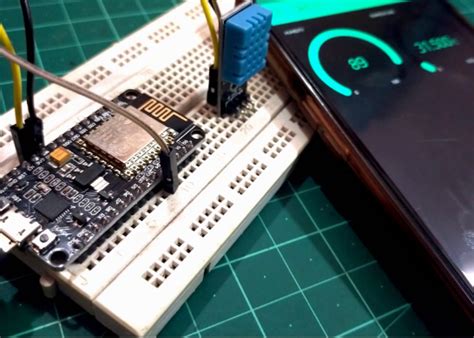 Room Temperature Over Internet With BLYNK ESP DHT Share Project PCBWay