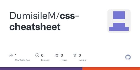 Github Dumisilemcss Cheatsheet
