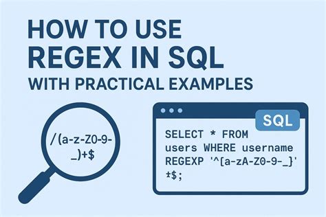 How To Use Regex In Sql With Practical Examples Promoteproject