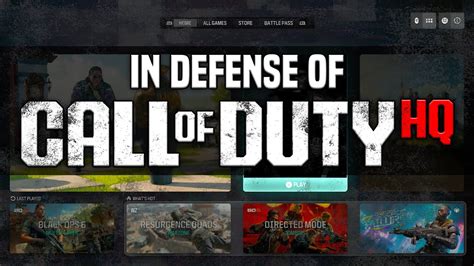 In Defense Of Cod Hq Youtube