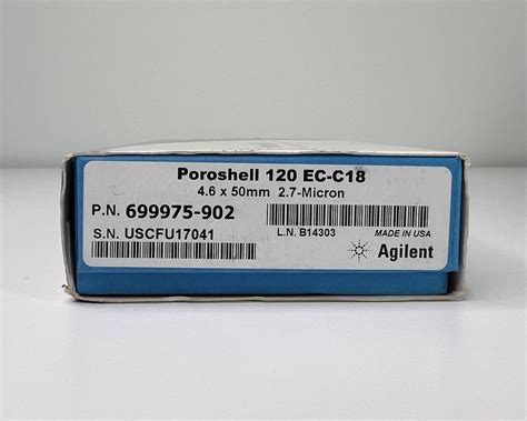 Agilent Infinitylab Poroshell 120 Ec C18 699975 902 4 6x50mm 2 7 Micron Sealed Ebay
